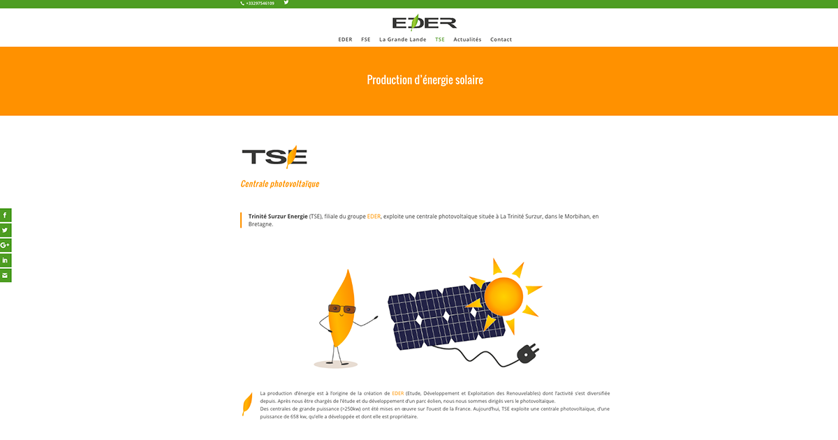 TSE - Production d'énergie solaire | EDER